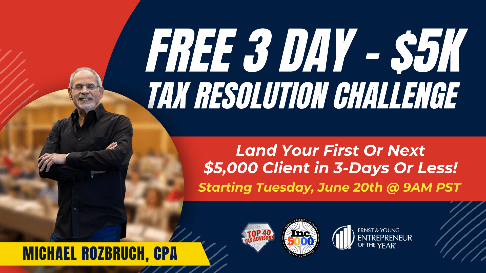 LIVE: 3 Day Tax Resolution Training